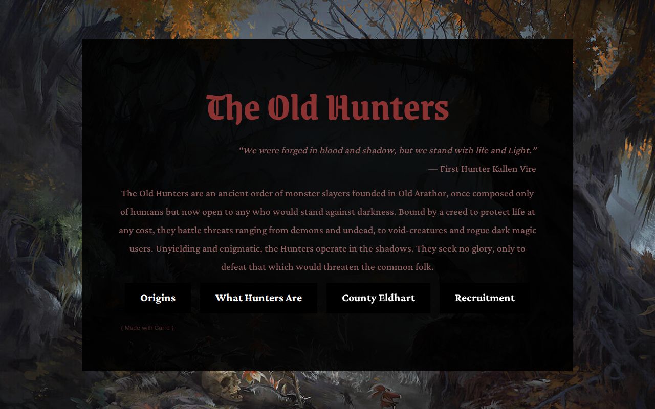 The Old Hunters